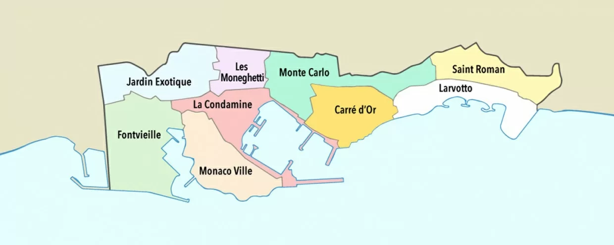 Districts of Monaco